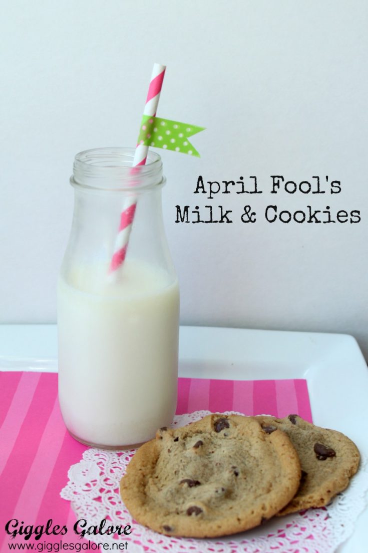 April Fool's Milk & Cookies - Giggles Galore