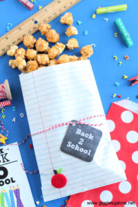 Notebook Paper Bags - School Treat - Giggles Galore