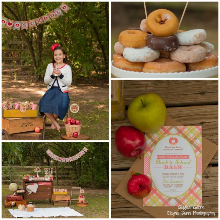 Apples and Donuts Back to School Party - Giggles Galore