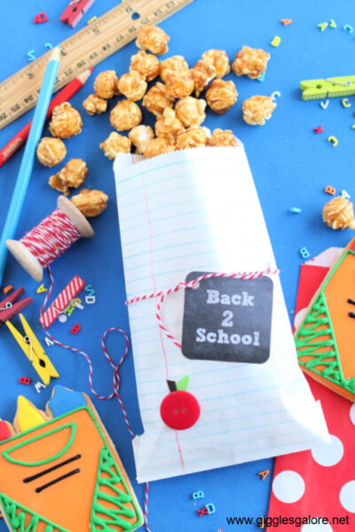 Notebook Paper Bags - School Treat - Giggles Galore