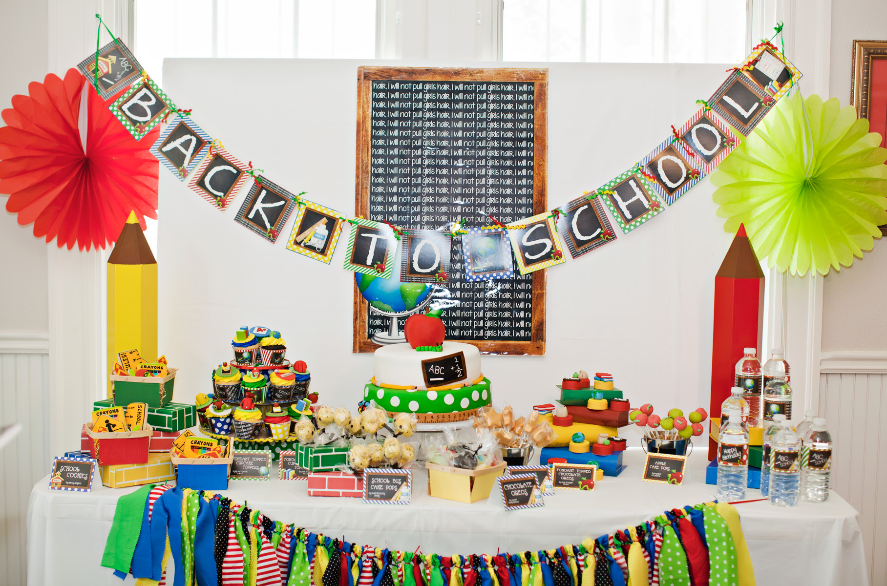 Colorful And Bright Back To School Party Giggles Galore Colorful And Bright Back To School Party Giggles Galore