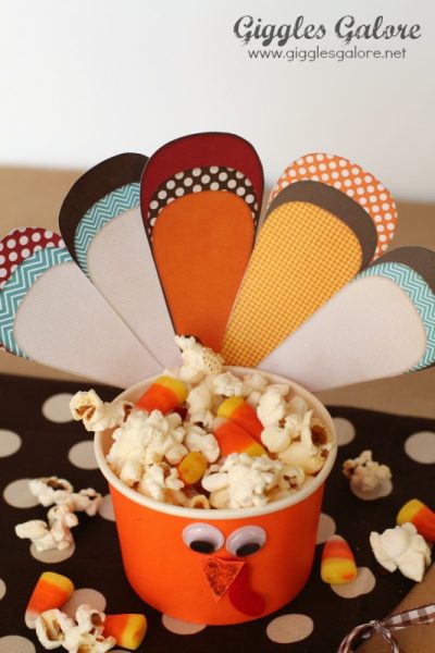 Turkey Treat Cups - Giggles Galore