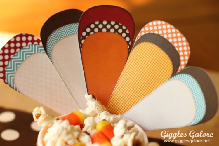 Turkey Treat Cups - Giggles Galore