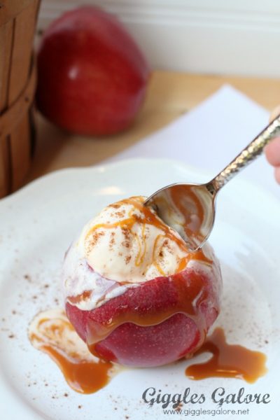 Salted Caramel Apple Sundae - Giggles Galore