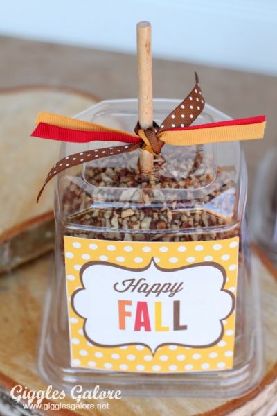 Caramel Apples and Happy Fall Y'all Printable - Giggles Galore