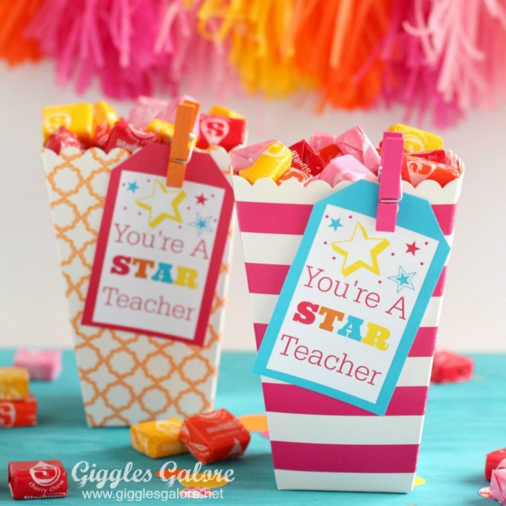 You're a STAR Teacher Appreciation Gift - Giggles Galore