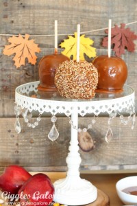 Caramel Candy Apple Bar / Station Idea | Fall Party Ideas
