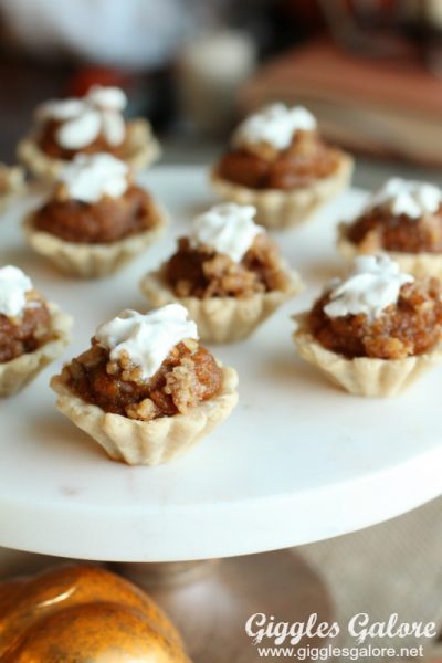 Mini Pumpkin Tassies - Giggles Galore