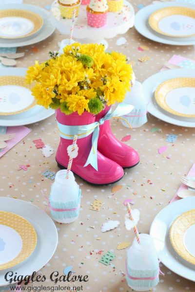 Rain Boot Flower Arrangement - Giggles Galore