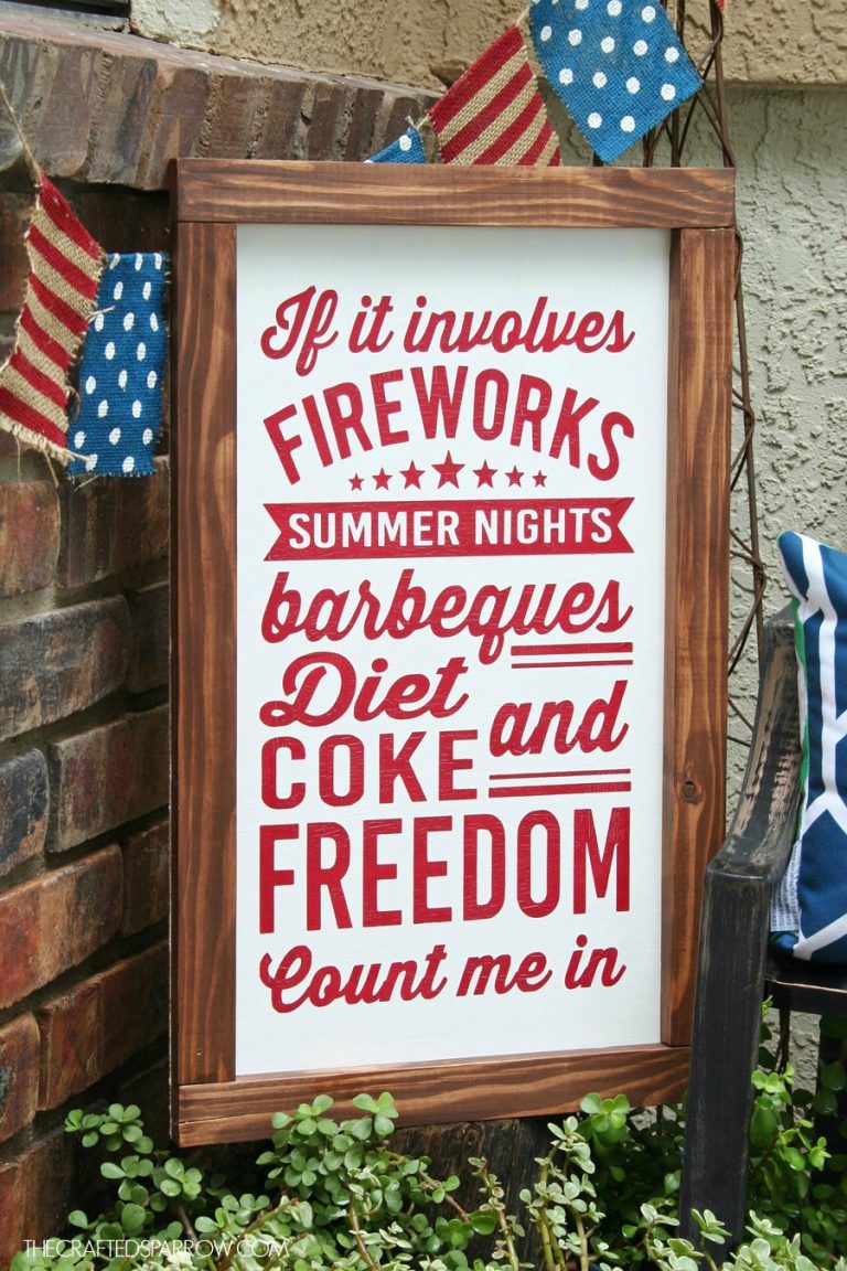 10 4th of July Patriotic Signs (Chalkboard, Printables, etc)