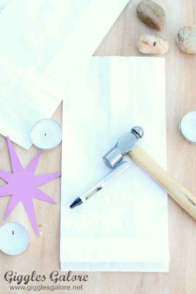 How to Make DIY White Paper Bag Luminaries