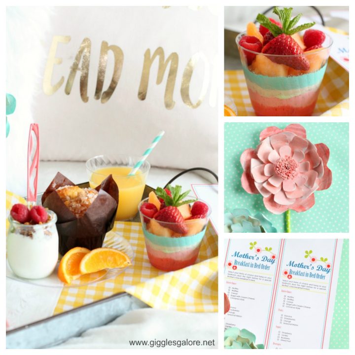 Sweet Mother's Day Breakfast in Bed Ideas