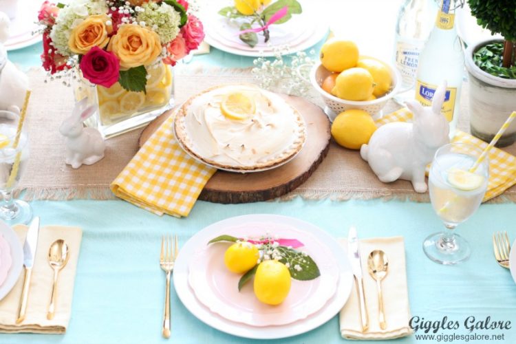 Colorful Spring Lemon Flower Arrangement - Giggles Galore