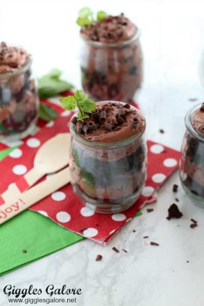 Double Chocolate Mousse Parfaits - Giggles Galore