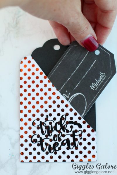 DIY Halloween Gift Card Tags - Giggles Galore