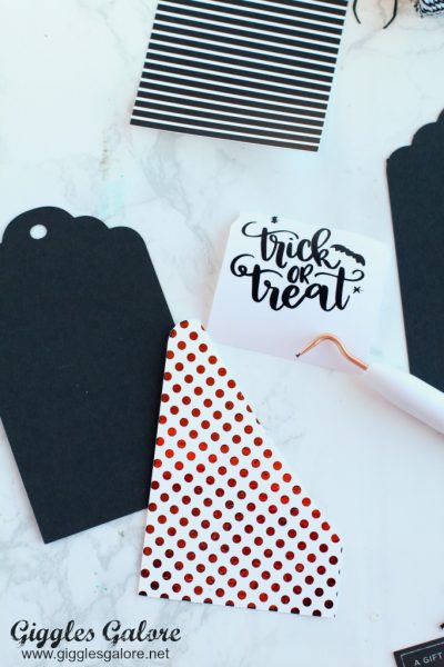 DIY Halloween Gift Card Tags - Giggles Galore