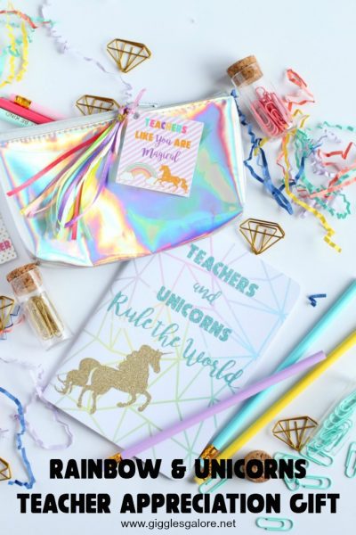 Unicorn Teacher Appreciation Gift - Giggles Galore