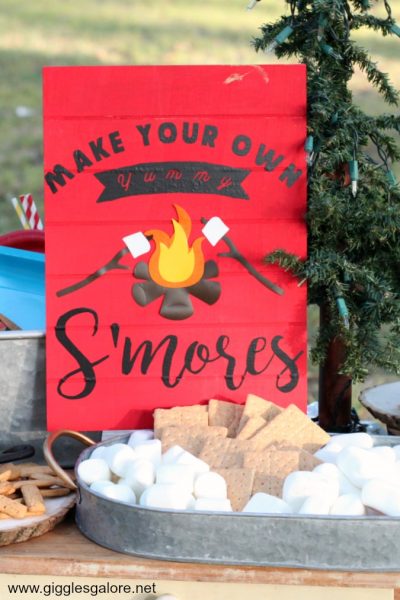 S'mores Bar Party Ideas for National S'mores Day - Giggles Galore