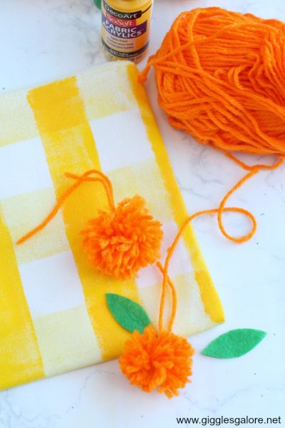 DIY Gingham Clutch with Fabric Paint - Giggles Galore