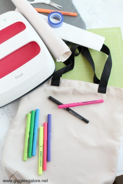 Back to School Book Bag with Cricut Infusible Ink - Giggles Galore