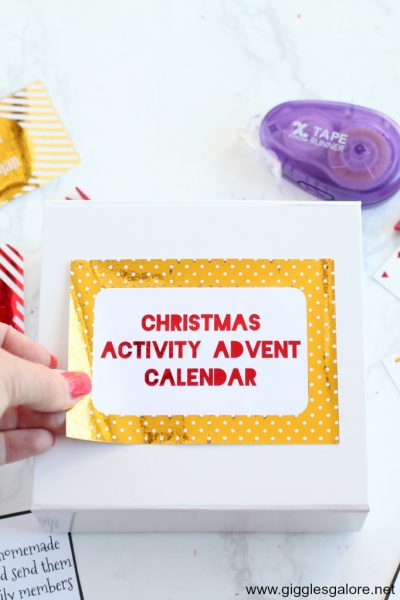 DIY Christmas Activity Advent Calendar - Giggles Galore