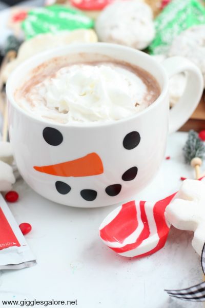 DIY Cricut Snowman Mugs Gift Idea - Giggles Galore