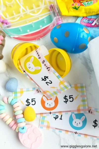 Easter Bunny Bucks Printable - Giggles Galore