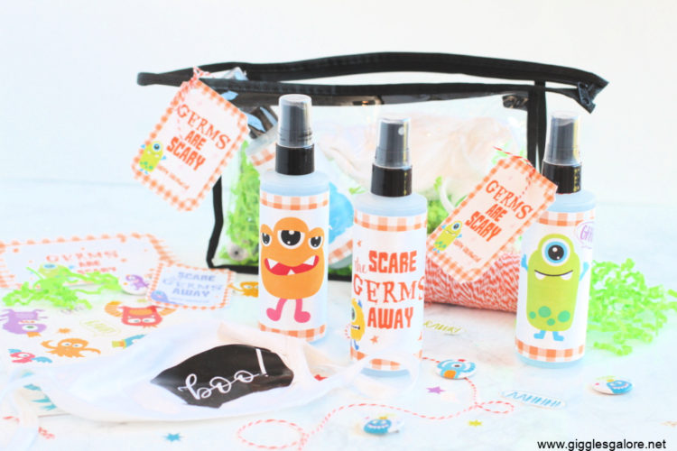 Germs Are Scary Halloween Sanitizer - Giggles Galore