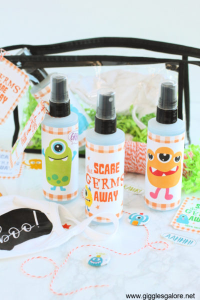 Germs Are Scary Halloween Sanitizer - Giggles Galore