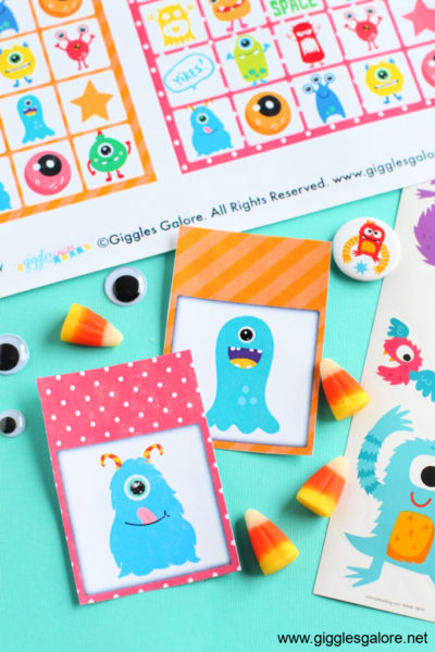Monster Bingo Printable Game - Giggles Galore