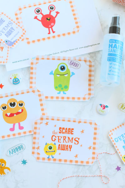 Germs Are Scary Halloween Sanitizer - Giggles Galore