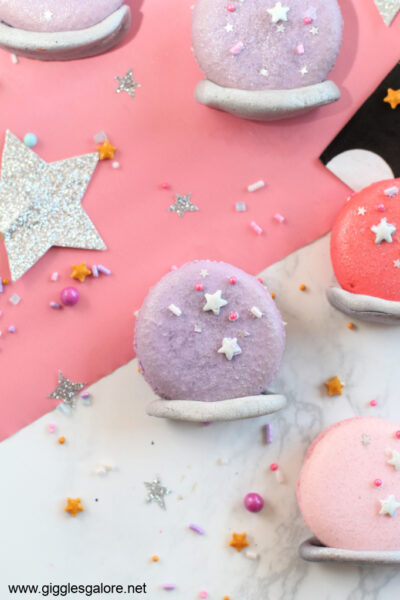 Hocus Pocus Lavender Honey Macarons - Giggles Galore