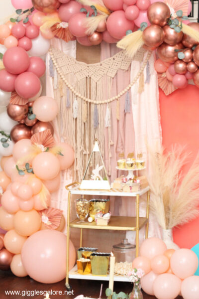 Boho Bunny Easter Party Ideas - Giggles Galore