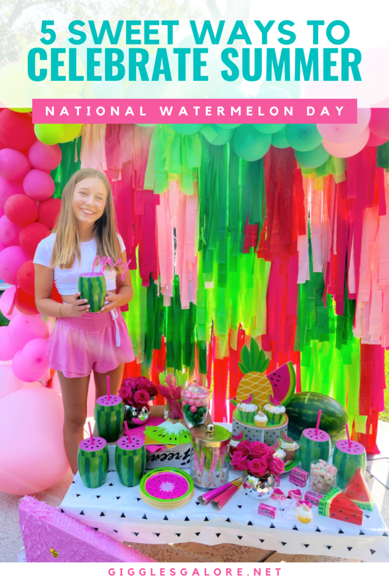 5 Sweet Ways to Celebrate National Watermelon Day - Giggles Galore
