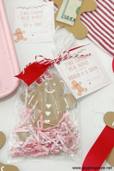 Christmas Dough Money Gift Idea & Tags - Giggles Galore